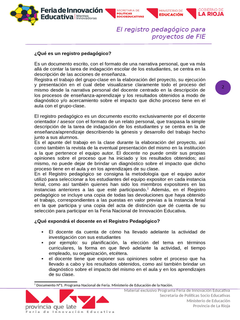El Registro Pedagógico | PDF | Enseñando | Maestros