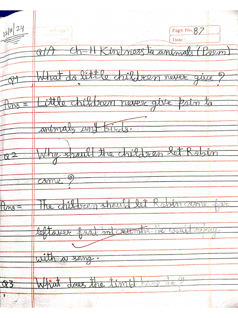 English notebook work-2 | PDF