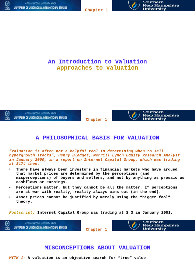 Valuation Approaches Explained | PDF | Valuation (Finance) | Option ...