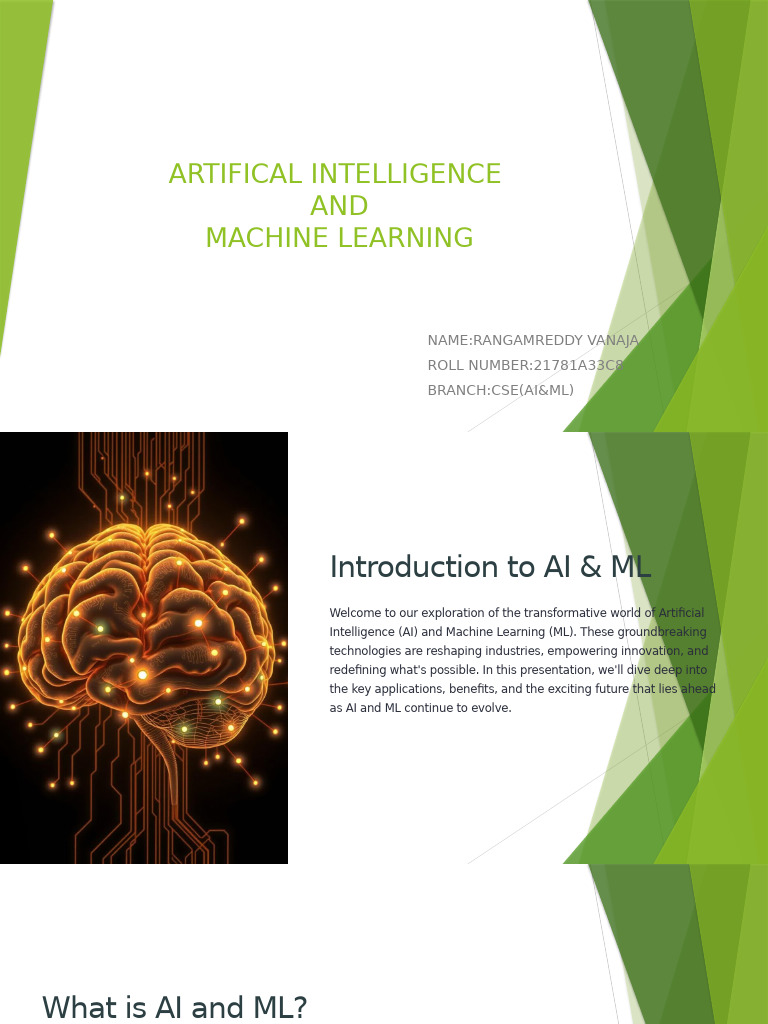 Introduction to AI & ML for Fraud Detection | PDF | Machine Learning | Artificial Intelligence