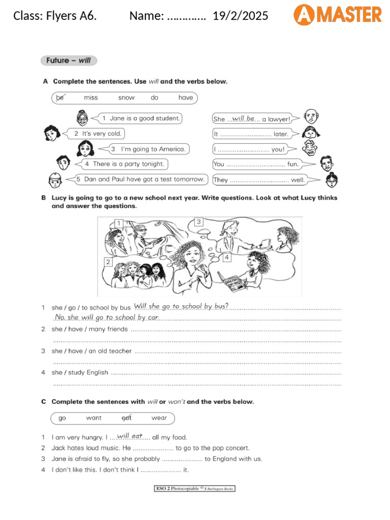 Unit 8 lesson 5+6 ws | PDF