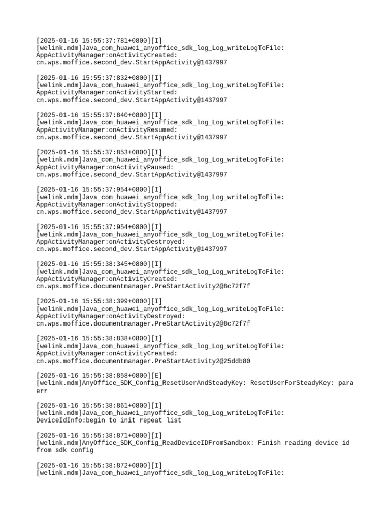 Anyoffice Log | PDF | Information Technology | Utility Software