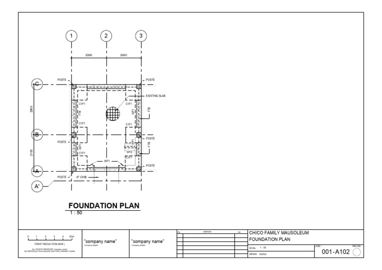 Foundation Plan: "Company Name" "Company Name" Foundation Plan Chico ...