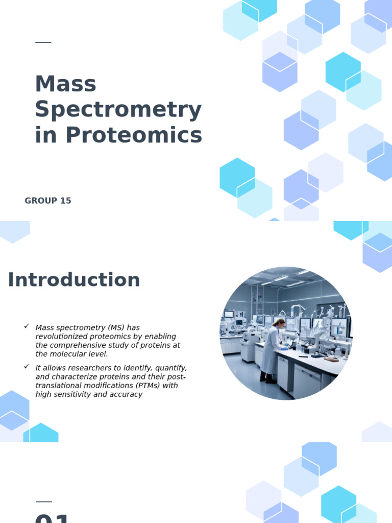 Mass Spectrometry in Proteomics | PDF | Proteomics | Mass Spectrometry