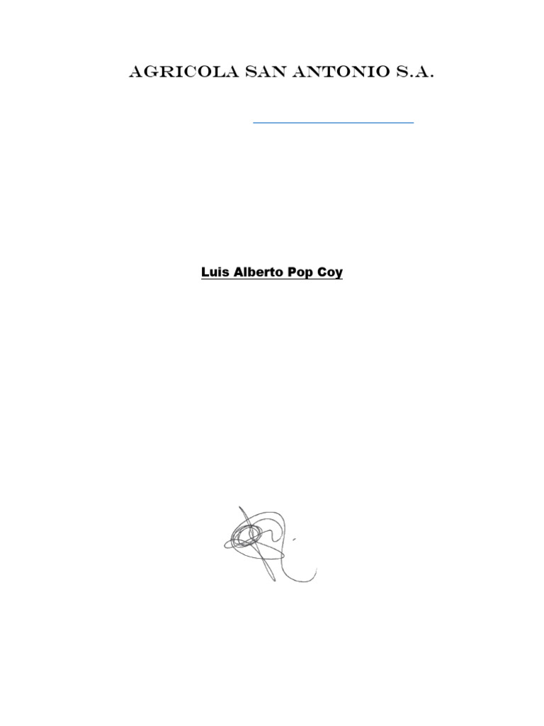 Recomendación de Luis Alberto Pop Coy | PDF