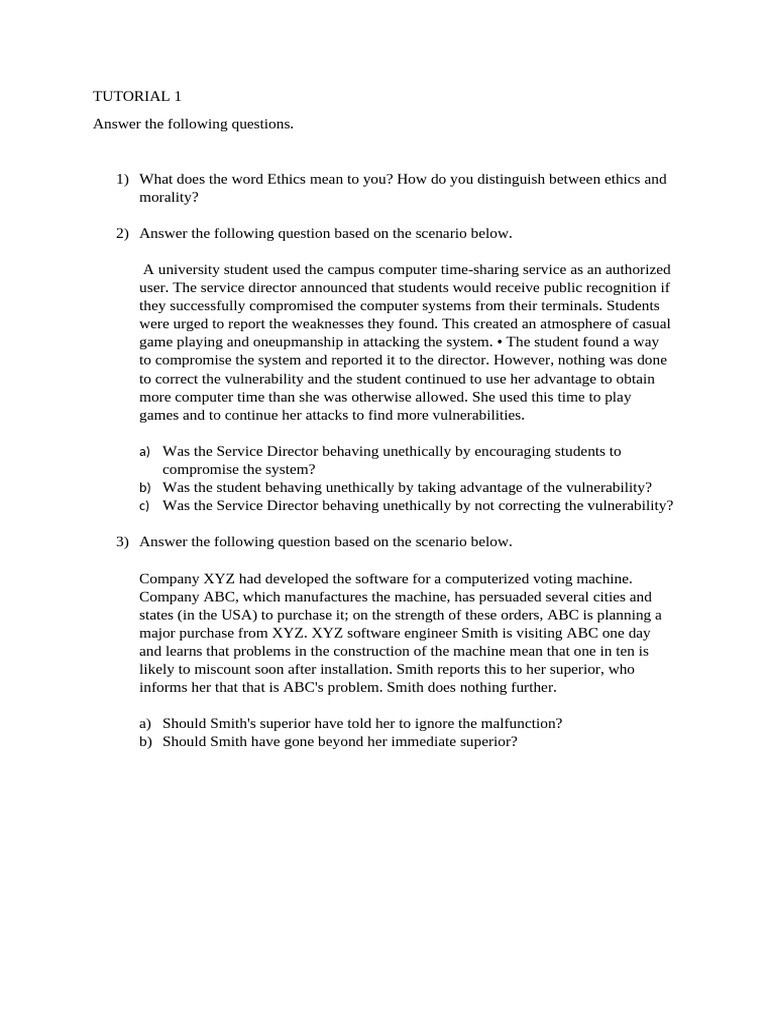 Tutorial 1 Ppis | PDF