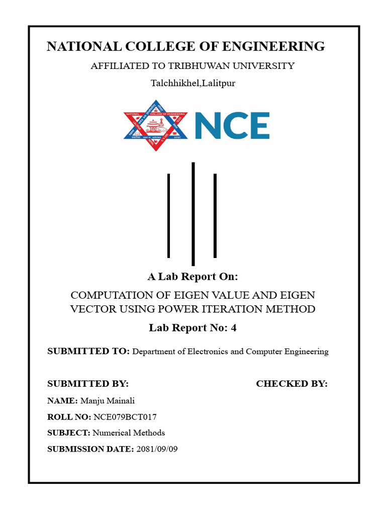 Lab Report Covers | PDF