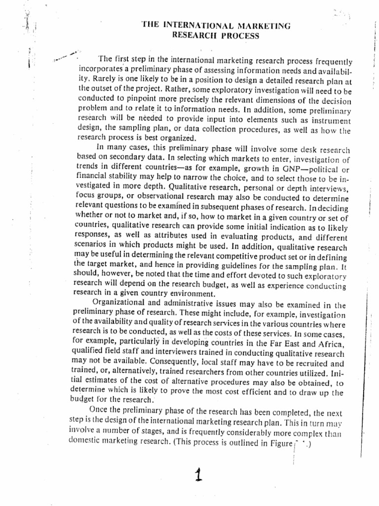 Case Study DSS The International Marketing Process 3 | PDF