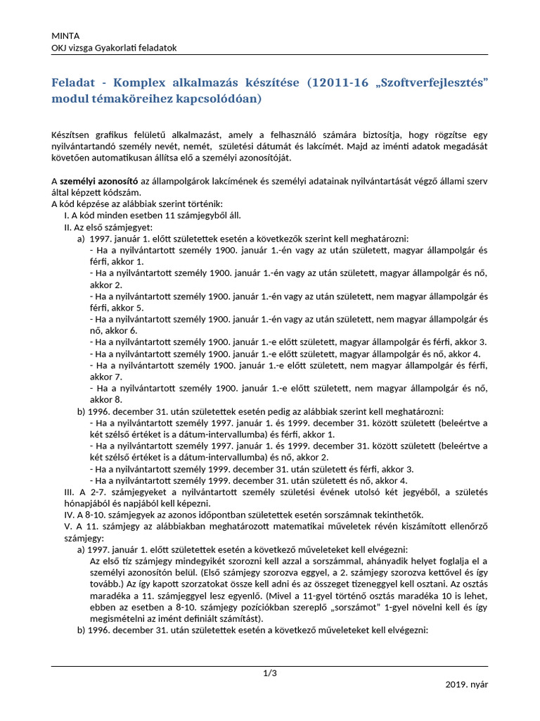 gyakorló.vizsgafeladat.szept | PDF