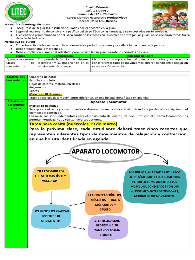 Guía 1 Bloque 2 Ciencias Naturales y Productividad Lesli Barillas | PDF