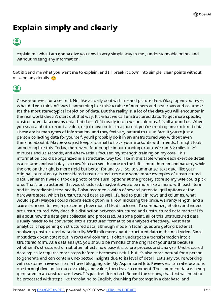 Explain Simply and Clearly | PDF | Big Data | Data