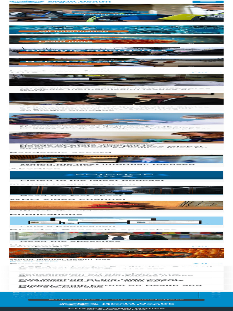 World Health Organization (WHO) | PDF