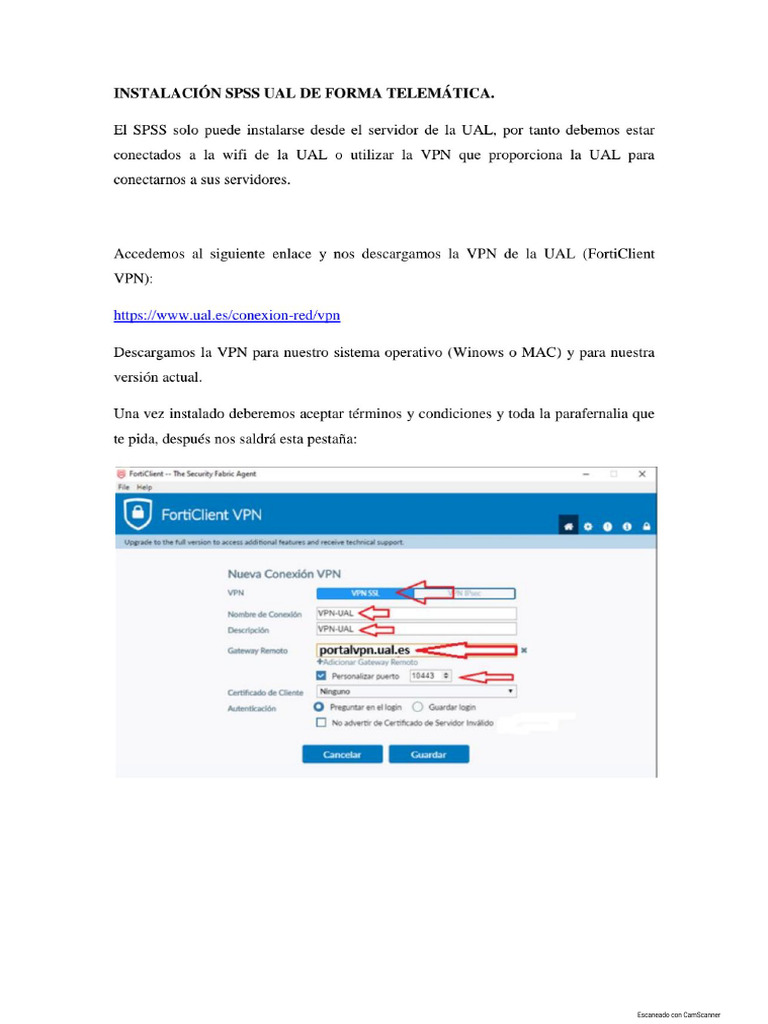 Instalación SPSS Ual de Forma Telemática | PDF