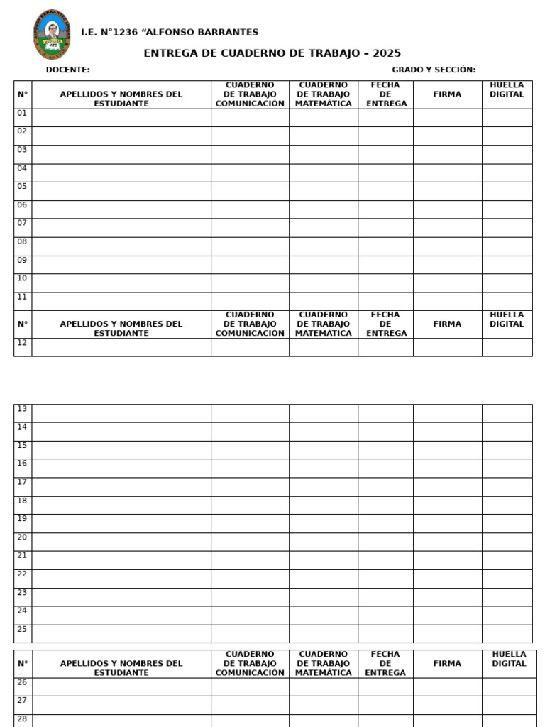 Entrega de Cuaderno de Trabajo | PDF