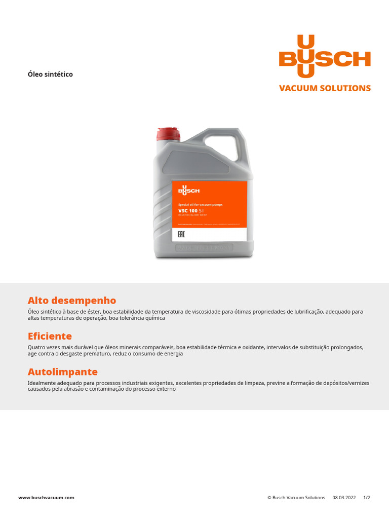 Product Leaflet VSC 100 - Brazil - Web - PT-BR | PDF
