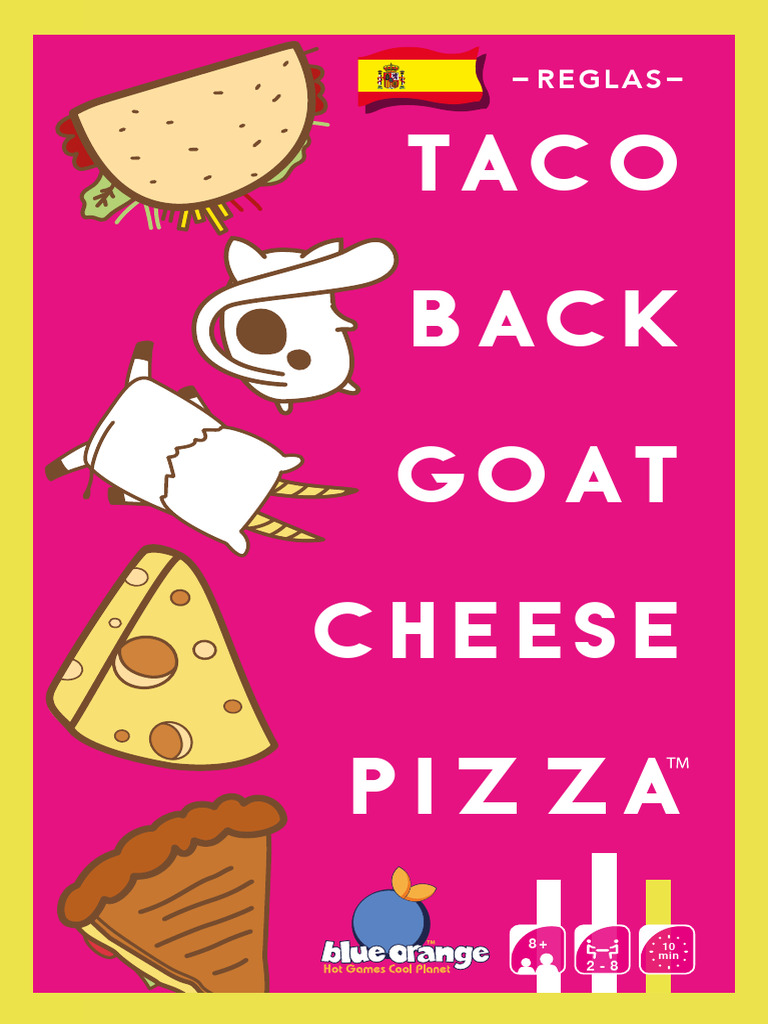 Reglas del juego Taco Cat Goat Cheese Pizza | PDF