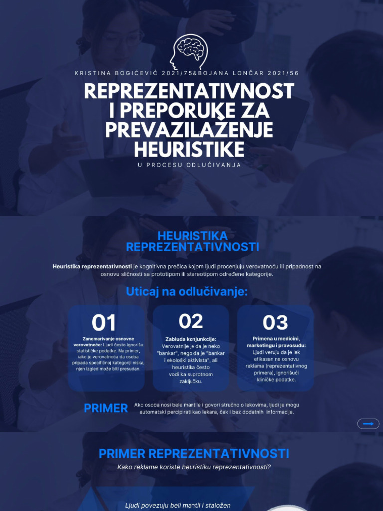 Reprezentativnost I Preporuke Za Prevazilaženje Heuristike | PDF