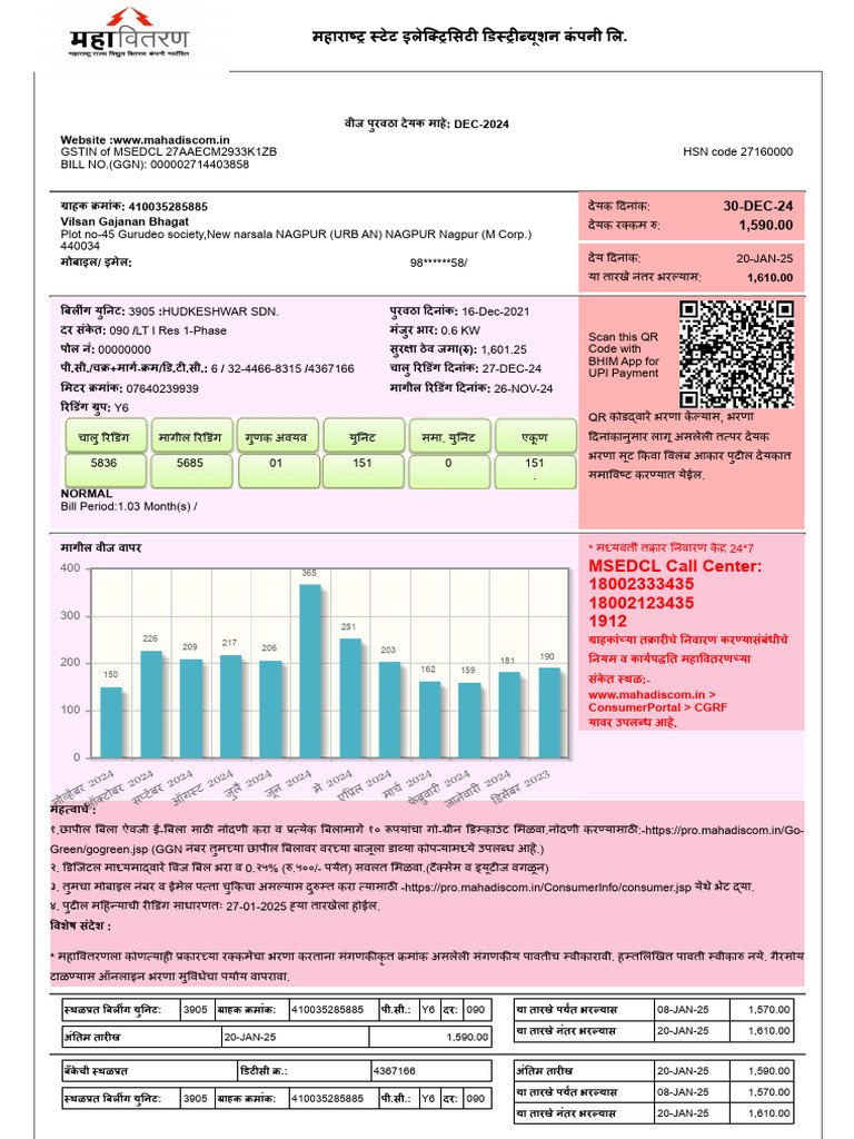 Electric Bill | PDF