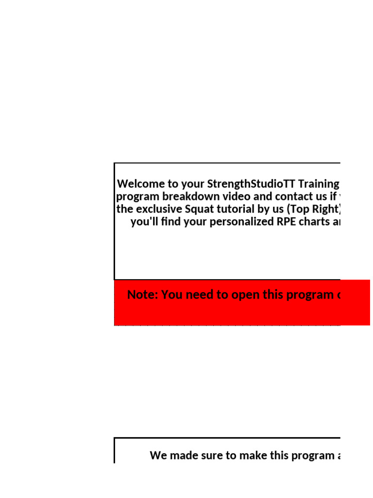 SSTT - Squat Specialization | PDF | Management Of Obesity | Strength Training