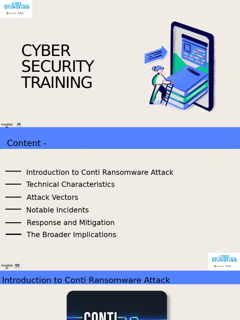 Conti Ransomware Attack | PDF