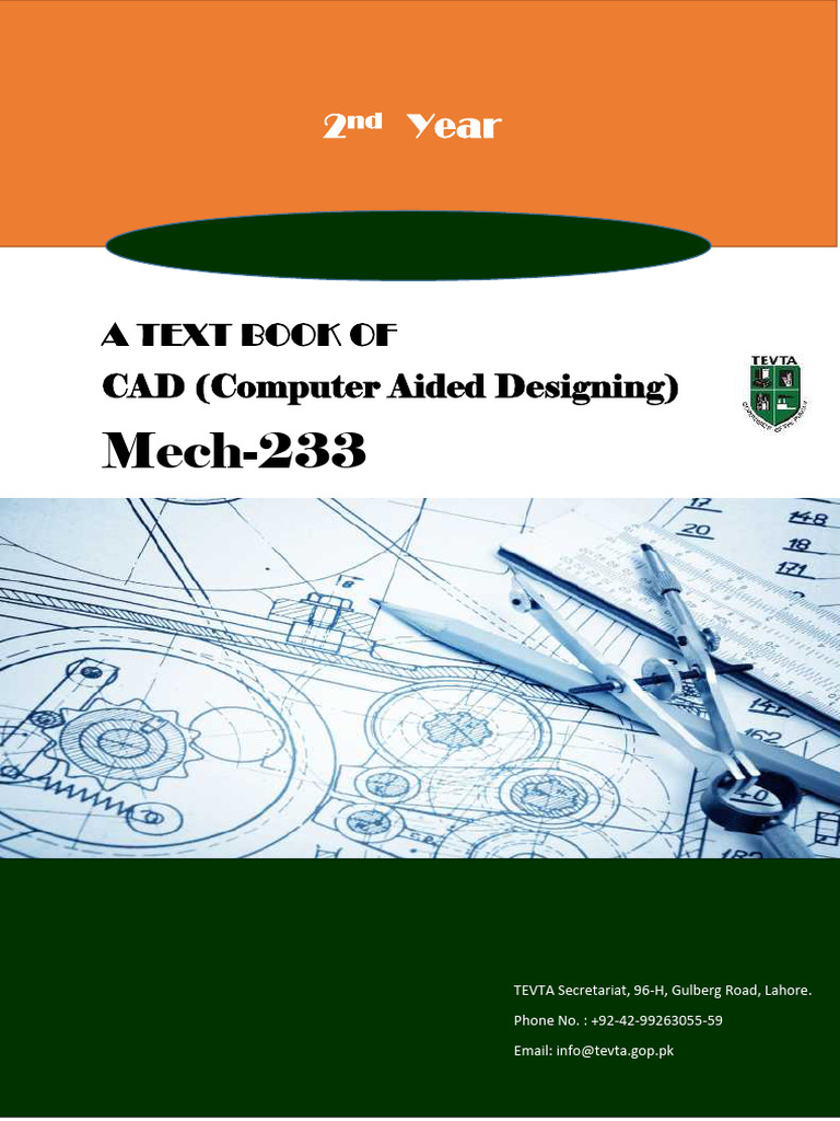 Book AutoCAd Tevta Mech-233 | PDF | Auto Cad | 3 D Computer Graphics