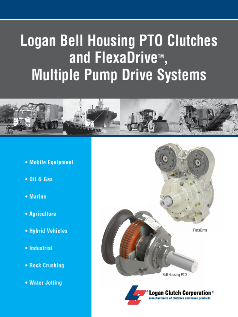 Logan Clutch Catalog Bell Housing PTO | PDF | Clutch | Horsepower