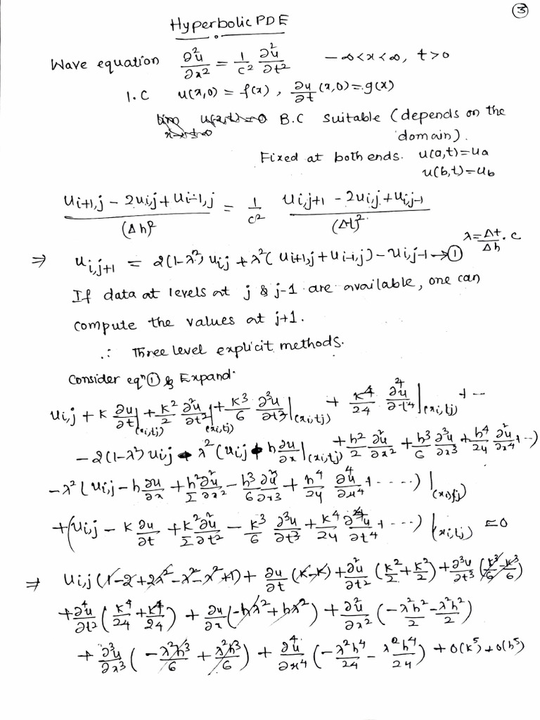 Hyperbolic PDE (1) | PDF