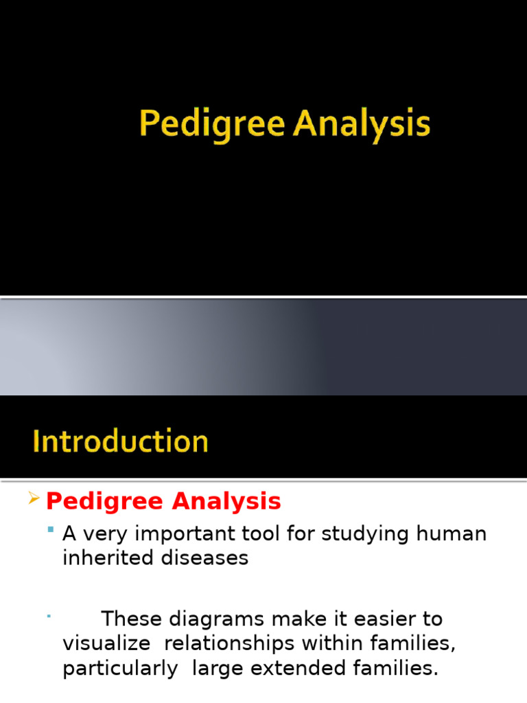 Lecture 15 Introduction To Pedigree Analysis | PDF | Dominance (Genetics) | Zygosity
