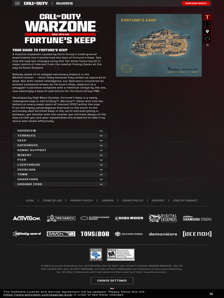 Call of Duty® Warzone™ Fortune's Keep Tac Map | PDF