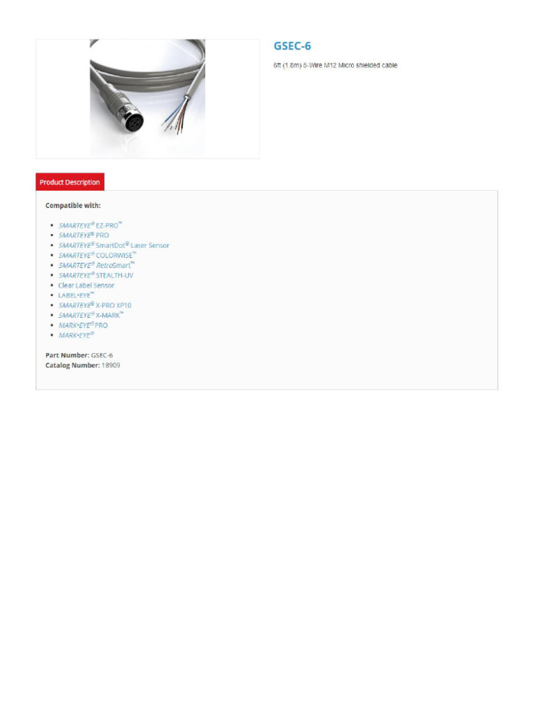 Tri Tronics 42652 Datasheet | PDF