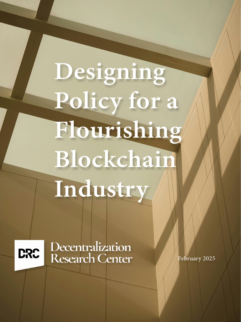 DRC Designing Policy Final | PDF | Policy | Cryptocurrency