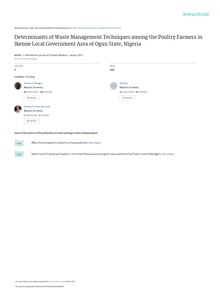 Determinants_of_Waste_Management_Techniques_among_ (2) | PDF | Waste ...