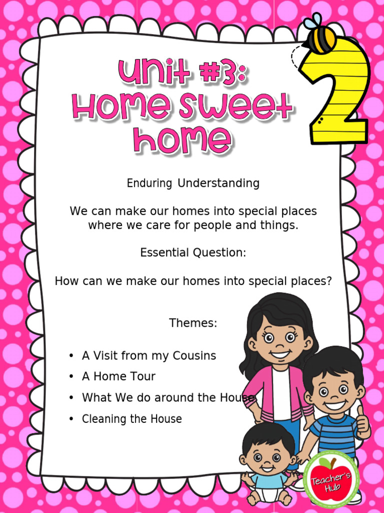 Home Sweet Home: Activities for Grade 2 | PDF | Home