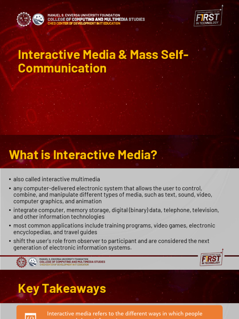 Interactive Media & Self-Communication | PDF | Interactive Media | Podcast