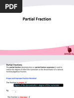 Partial Fractions Worksheet | PDF | Algebra | Mathematics