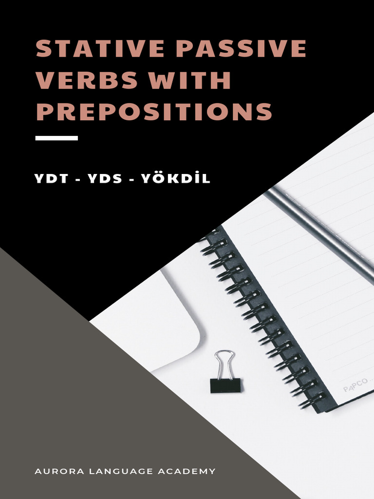 Stative Passive Verbs Listesi | PDF