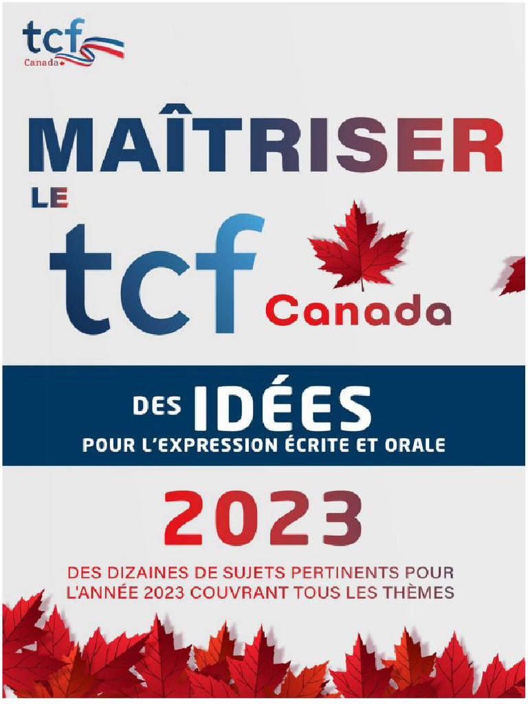 TCF Canada Livre Az 2023 | PDF