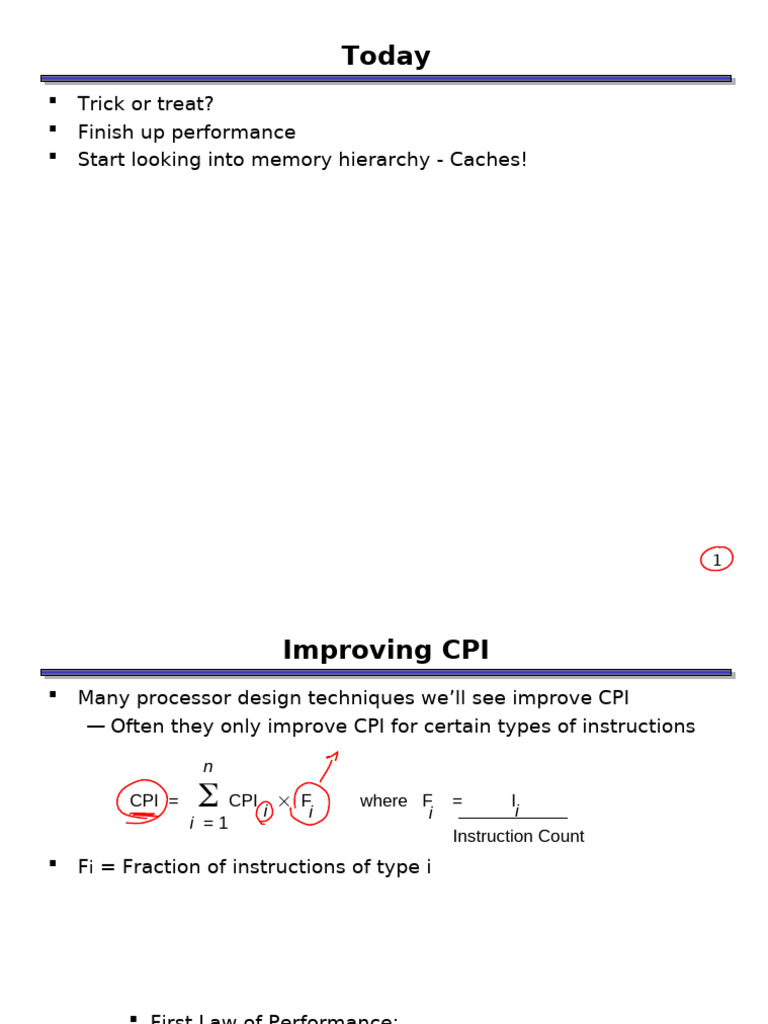 L15 Cache Introduction | PDF | Central Processing Unit | Cpu Cache
