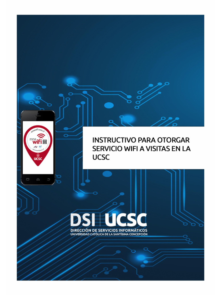 Instructivo para Otorgar Servicio WIFI A Visitas en La UCSC | PDF