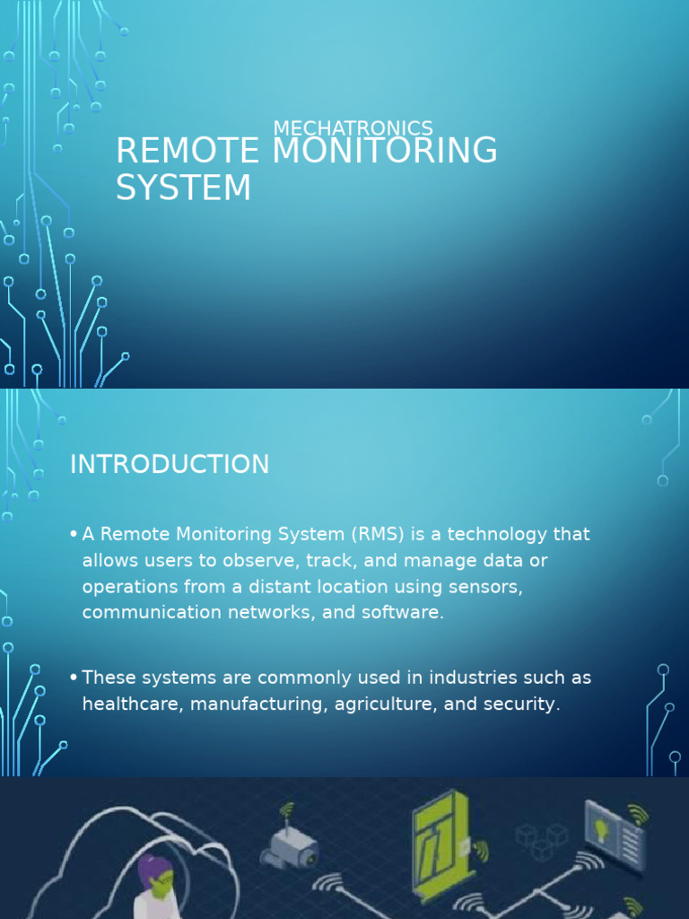 Remote Monitoring System Overview | PDF | Internet Of Things | Computer ...