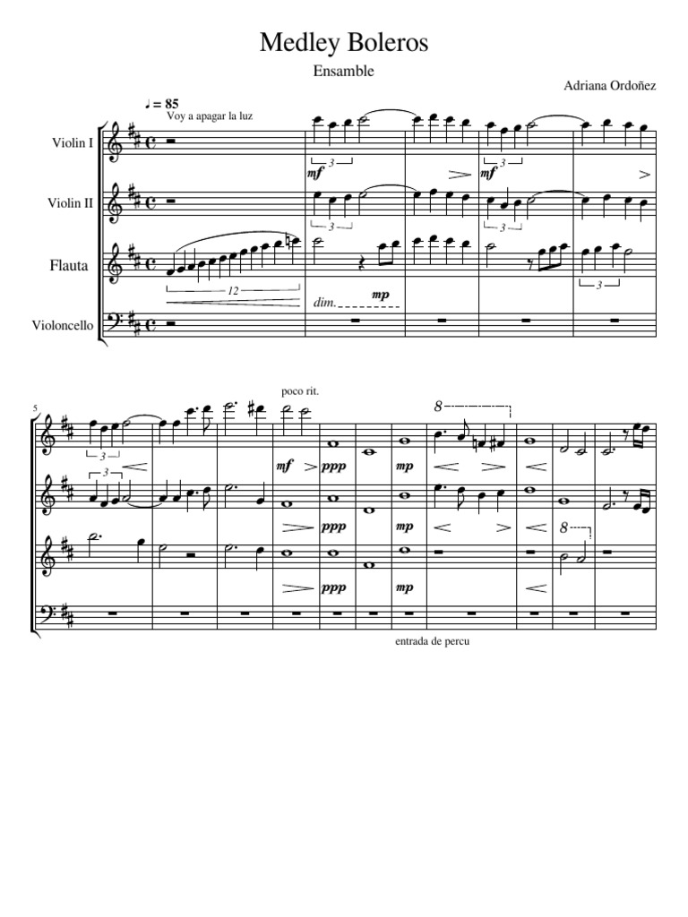 Medley Boleros | PDF