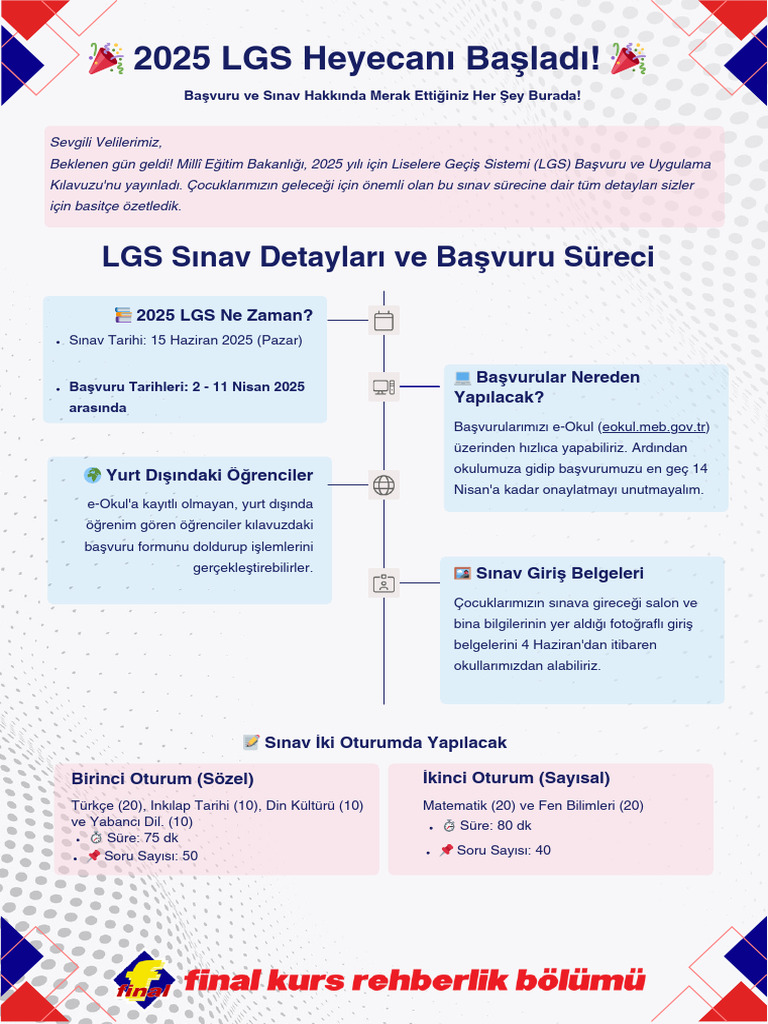 2025 Kurs LGS Heyecani Basladi.pptx | PDF