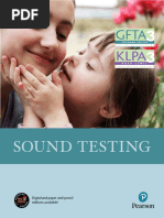 GFTA-3 Record Form Instructions | PDF | Syllable | Phoneme