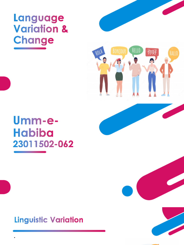Language Variation & Change 2.0 | PDF | English Language | Linguistics