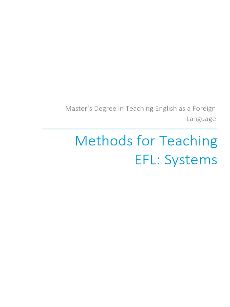 EFL Teaching Methods: Phonetics & Phonology | PDF | Phonology | English ...
