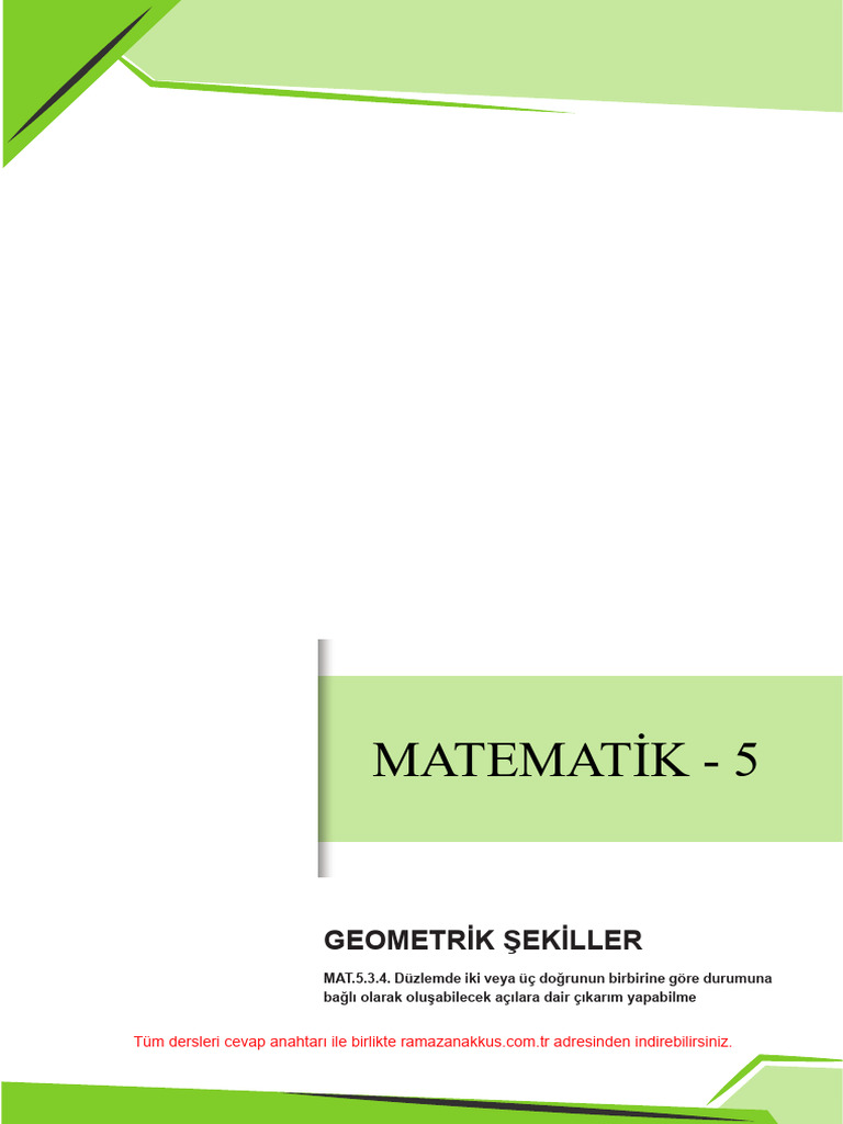 25 2024-2025 5. SNF Matematik 1. Dynem 1. Yazl Sorular | PDF