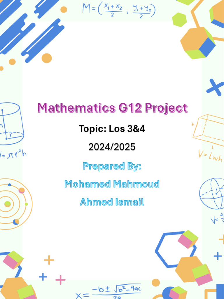 Mathematics G12 Project | PDF | Tangent | Power Series