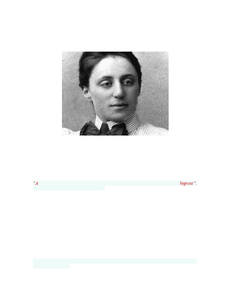 Biografia de Emmy Noether | PDF | Matemática