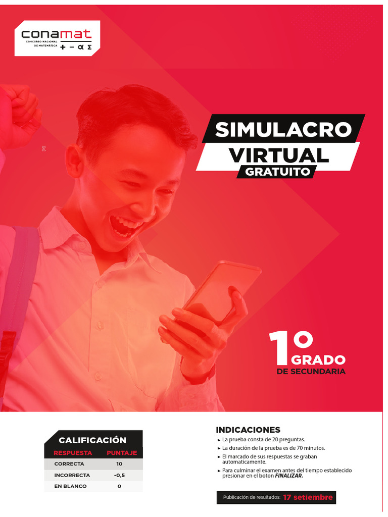 1ºS_Examen_Conamat | PDF | Sustracción | Matemática Elemental