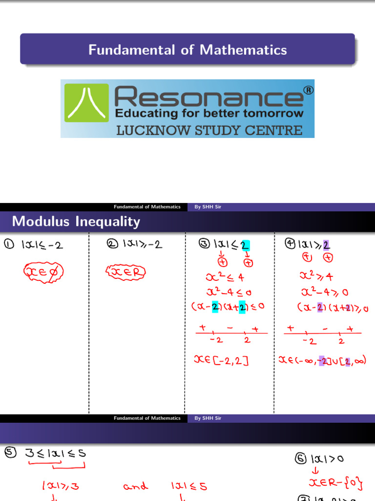 Fundamental of Mathematics Lecture 10 | PDF